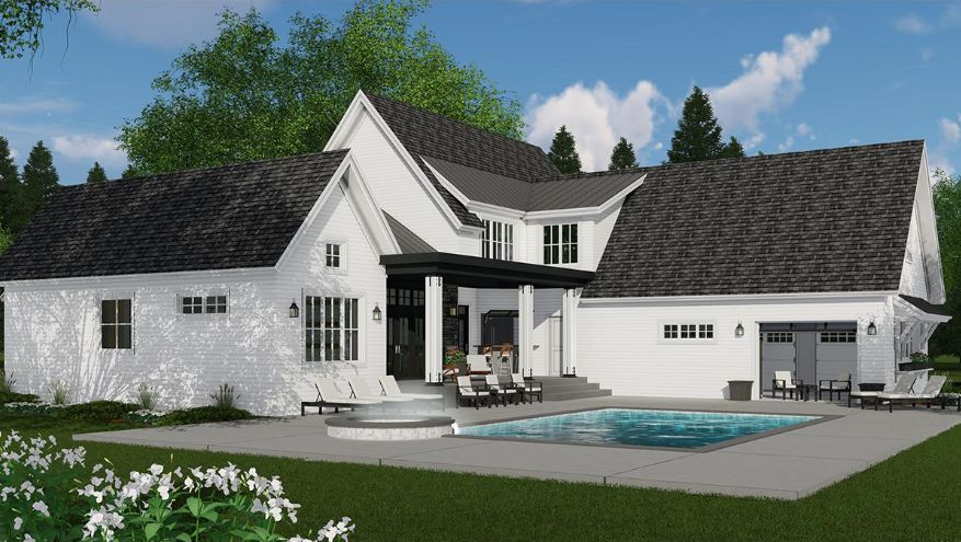 Modern Farmhouse by America’s best houseplans - Foreman Builders